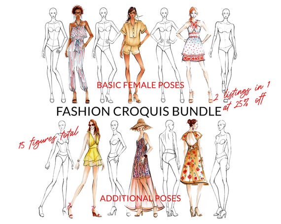 Croquis De Mode Du Corps Skilleos | Apprendre Le Dessin De Mode En