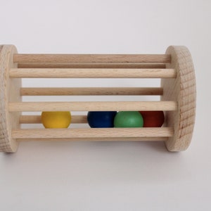 FSC Cylinder With Ball. Ball Cylinder. Ball Rattle. Montessori Cylinder ...