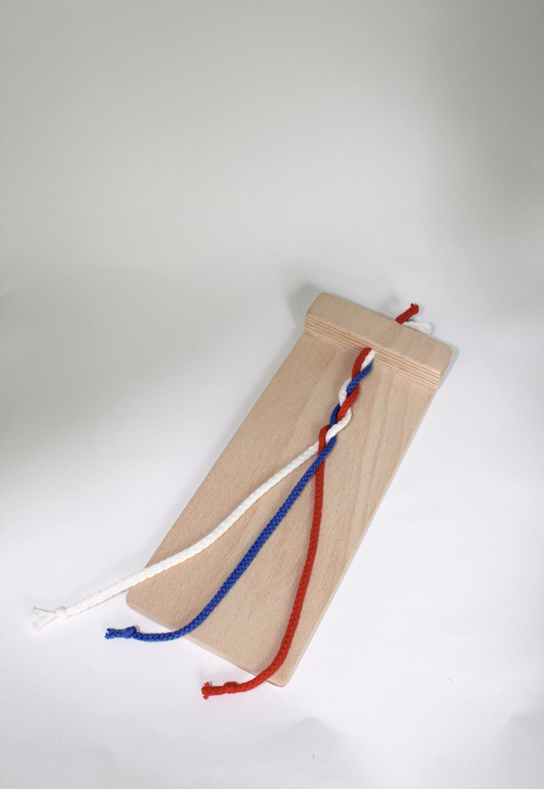 Montessori Braiding Board for Practical Life Skills, Gift for Kids - Etsy