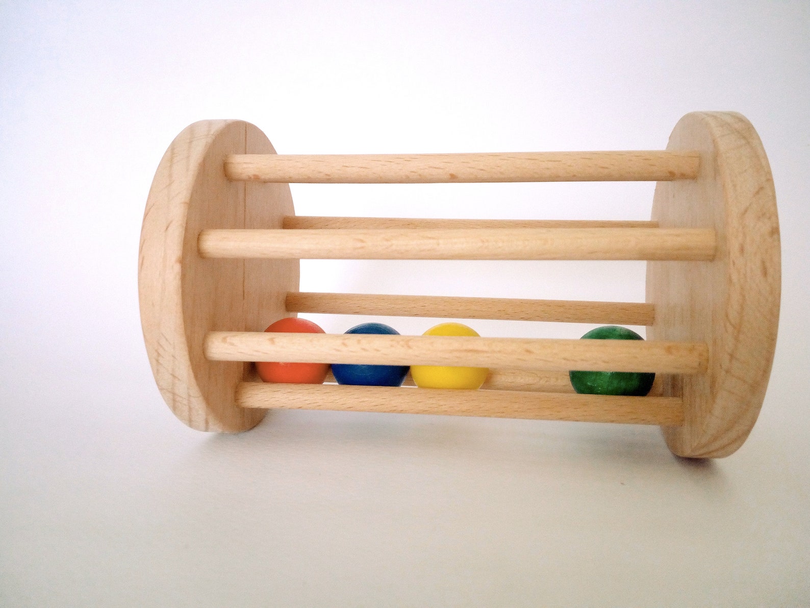 FSC Cylinder With Ball. Ball Cylinder. Ball Rattle. Montessori - Etsy