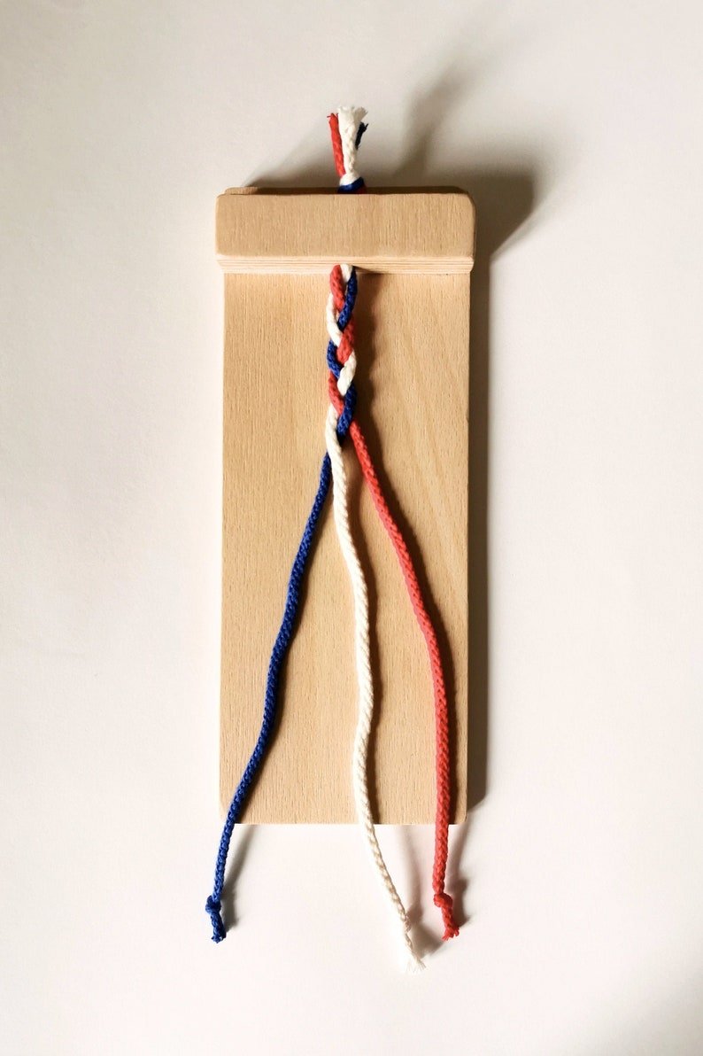 Montessori Braiding Board for Practical Life Skills Gift for | Etsy