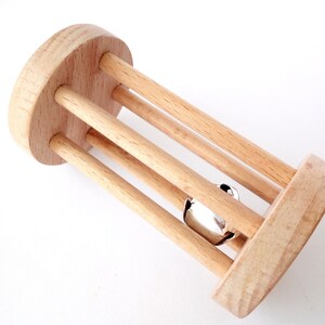 Montessori Cylinder With Bell Rattle, Gift for Kids - Etsy