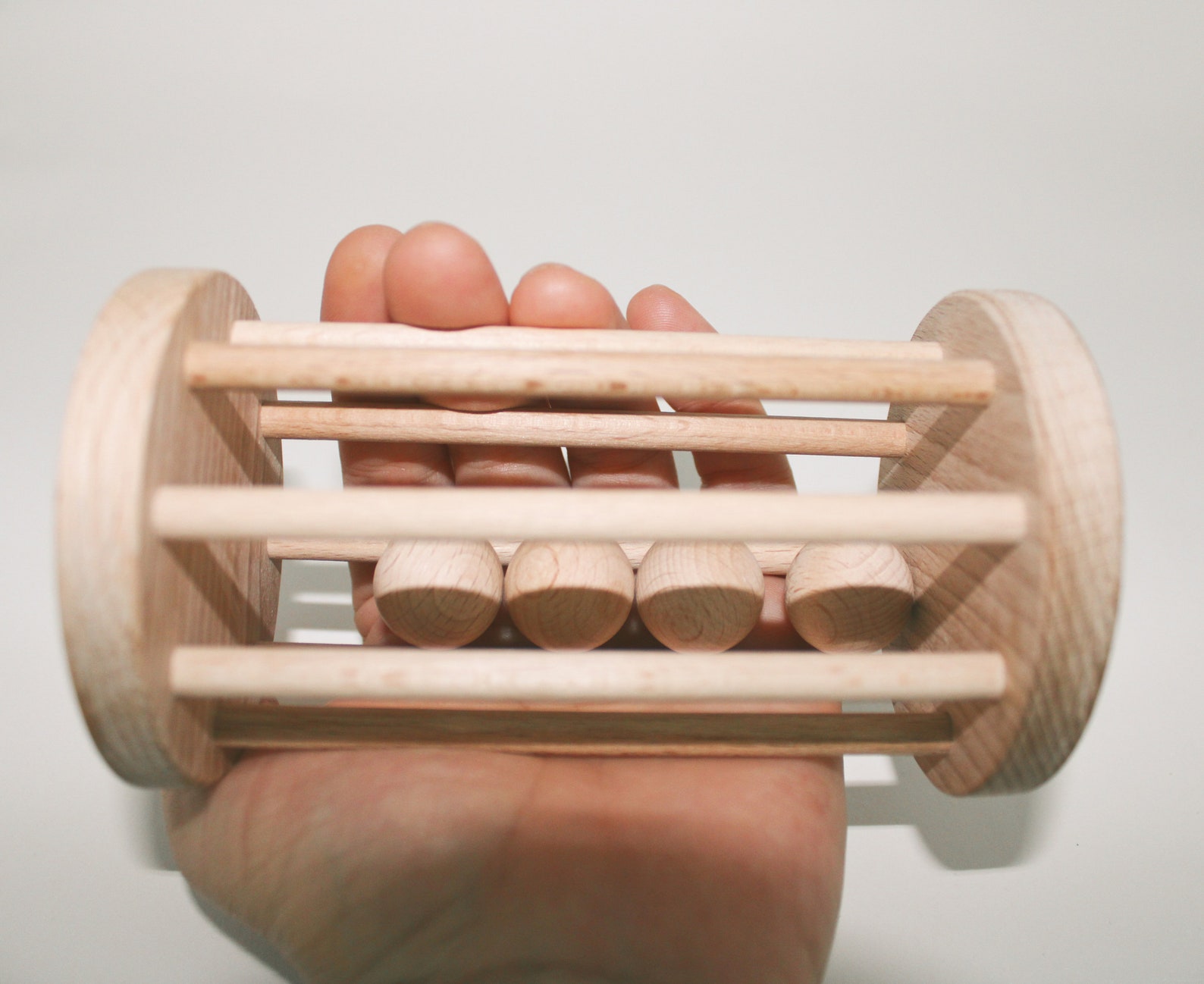 Cylinder With Ball. Ball Cylinder. Ball Rattle. Montessori - Etsy