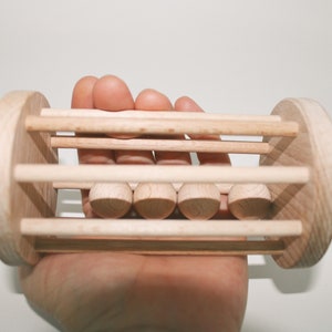 Cylinder With Ball. Ball Cylinder. Ball Rattle. Montessori Cylinder ...