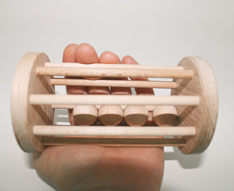 Cylinder With Ball. Ball Cylinder. Ball Rattle. Montessori - Etsy