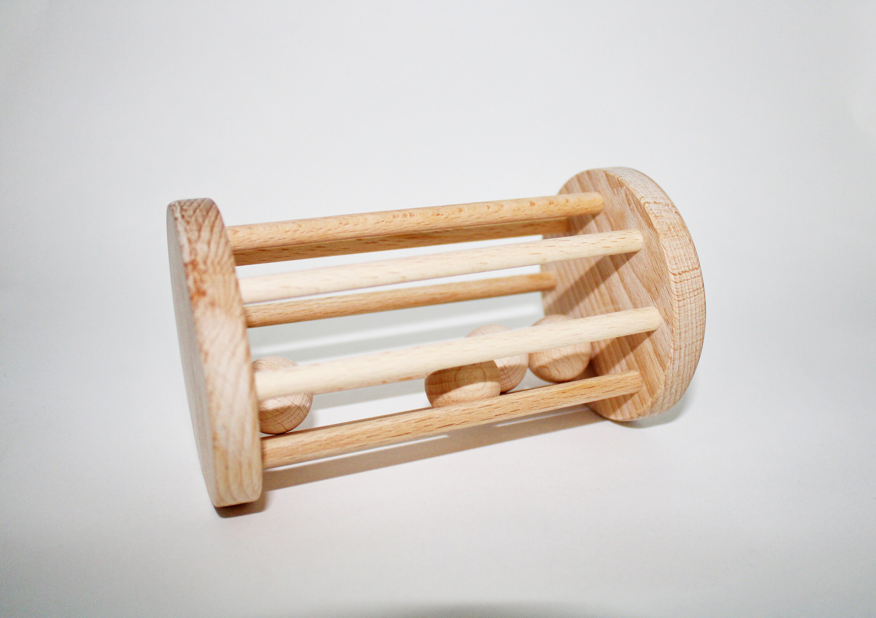 Cylinder with Ball. Ball cylinder. Ball rattle. Montessori | Etsy