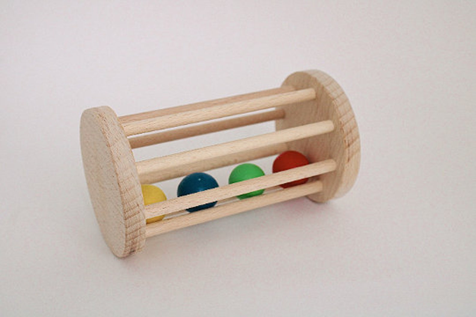 FSC Cylinder with Ball. Ball cylinder. Ball rattle. Montessori | Etsy