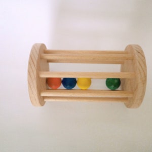 FSC Cylinder With Ball. Ball Cylinder. Ball Rattle. Montessori Cylinder ...