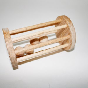 Cylinder With Ball. Ball Cylinder. Ball Rattle. Montessori Cylinder ...