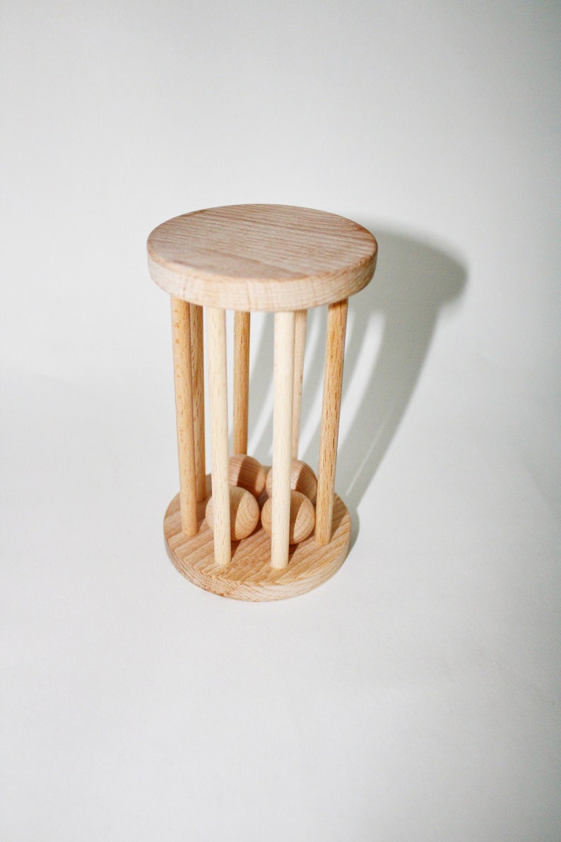 Cylinder With Ball. Ball Cylinder. Ball Rattle. Montessori - Etsy