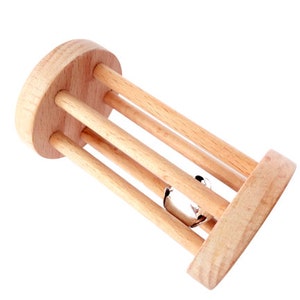Montessori Cylinder With Bell Rattle, Gift for Kids - Etsy