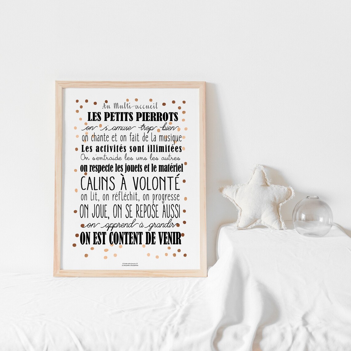 Customizable at the Crèche Poster - Etsy