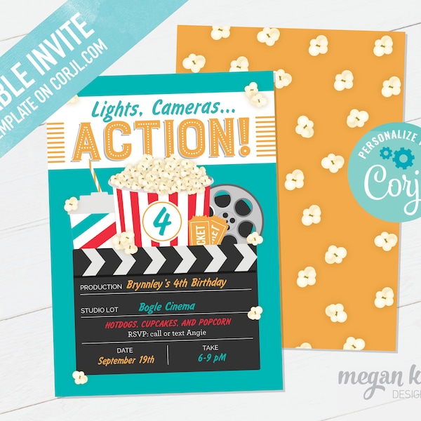 Lights Camera Action - Etsy