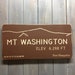 Mount Washington Elevation Sign - Etsy