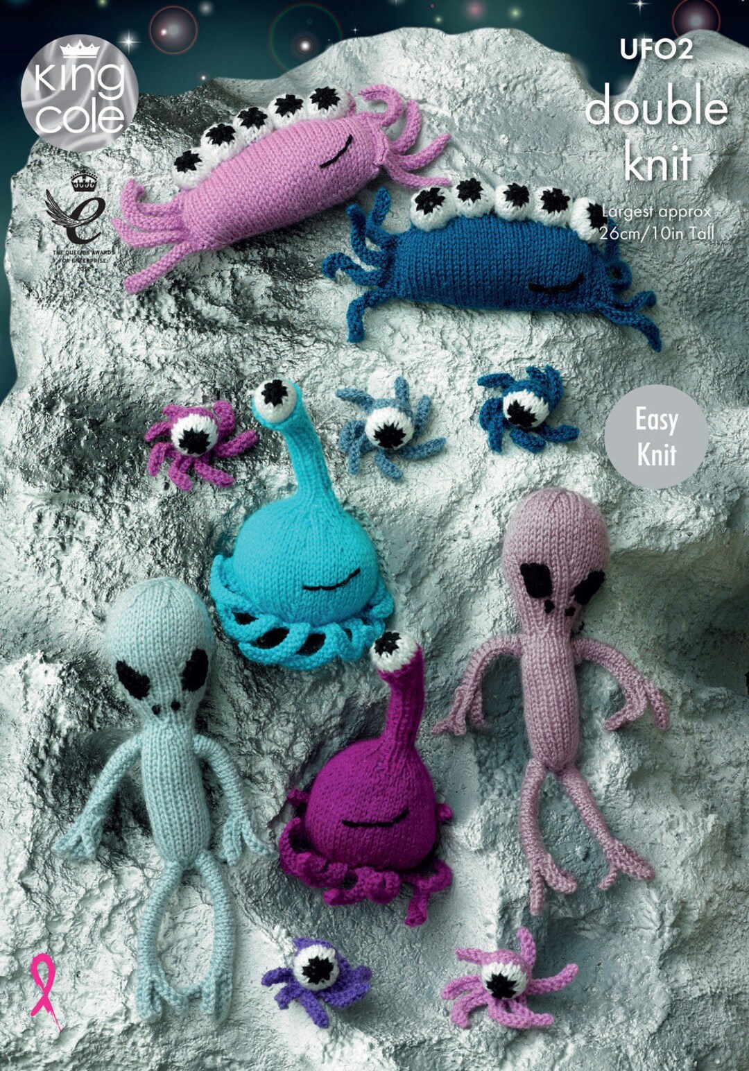 Aliens Knitting Pattern, King Cole Double Knit Pattern, King Cole Alien ...