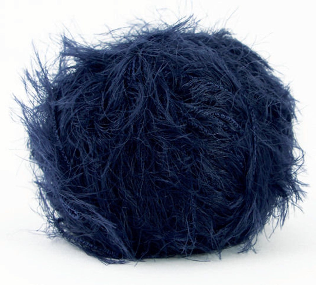 Dark Blue (595) Splendor Basic Aran Yarn, Lane Mondial Aran Yarn, Blue ...