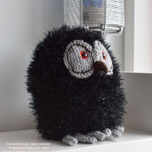 Owl Family Tinsel Knitting Pattern Owl Family Knitting - Etsy