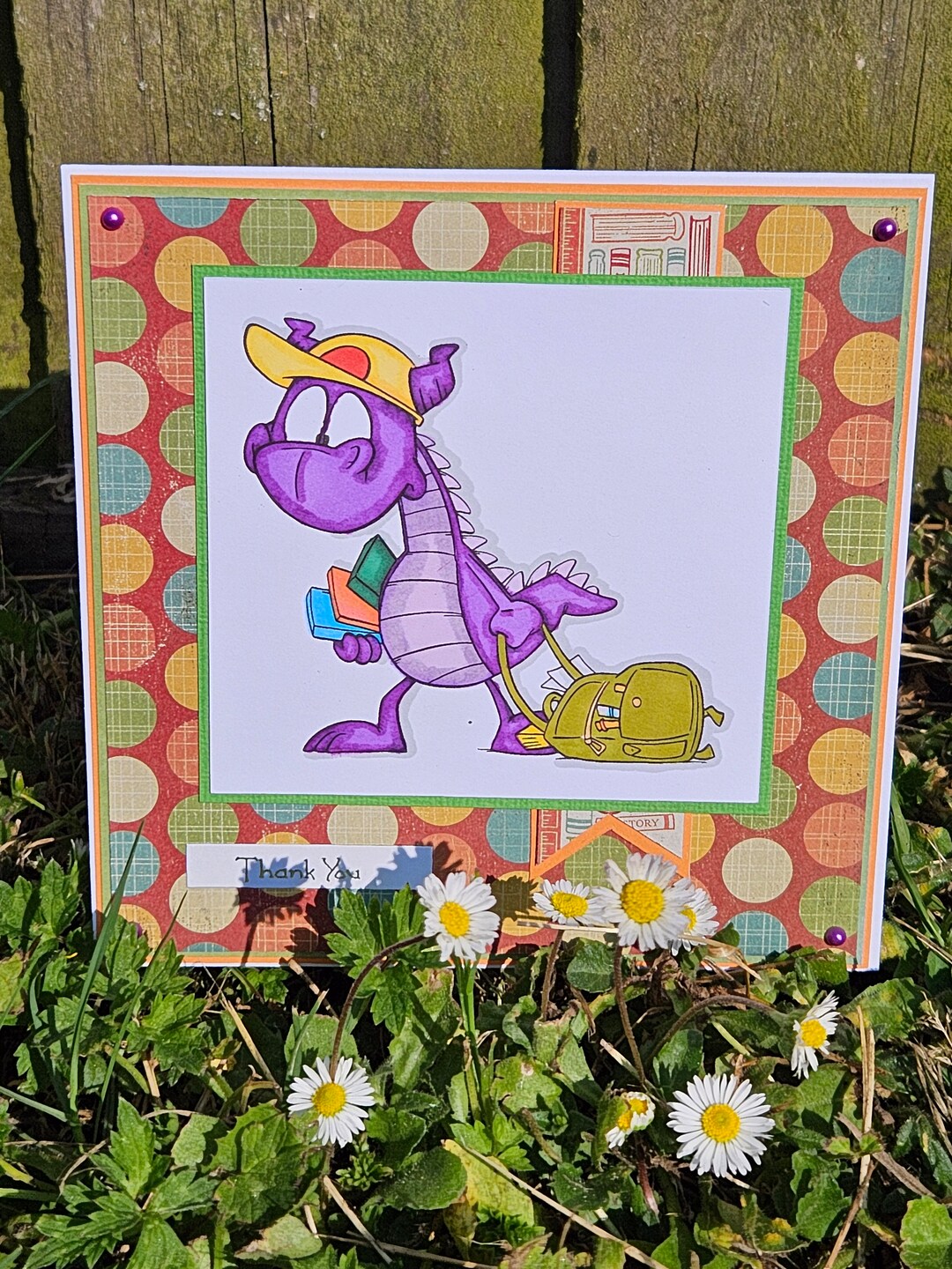Teacher Thank You Card Thank You Card Handmade Dragon Card Etsy UK Teacher Thank You Card Thank You Card Handmade Dragon Card Etsy UK