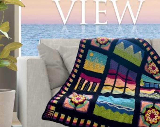 King Cole Room With a View Crochet Blanket Kit: Lights off DK Yarn - Etsy