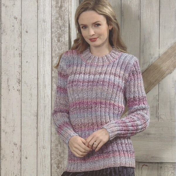 Chunky Knitting Jumper Pattern - Etsy UK