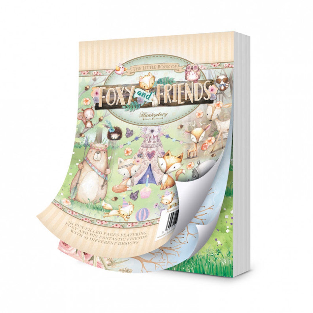 Little Book of Foxy & Friends, Hunkydory Crafts,papercraft Images, Cute ...