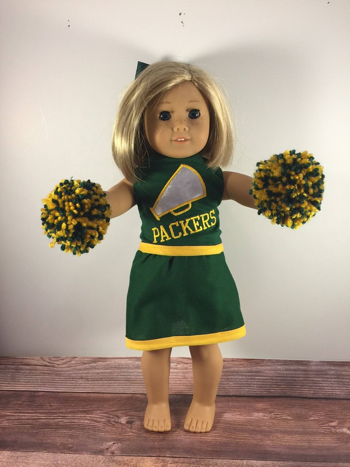 Custom Doll Clothes;doll Cheer Outfit;cheer Uniform;18 Inch Doll ...