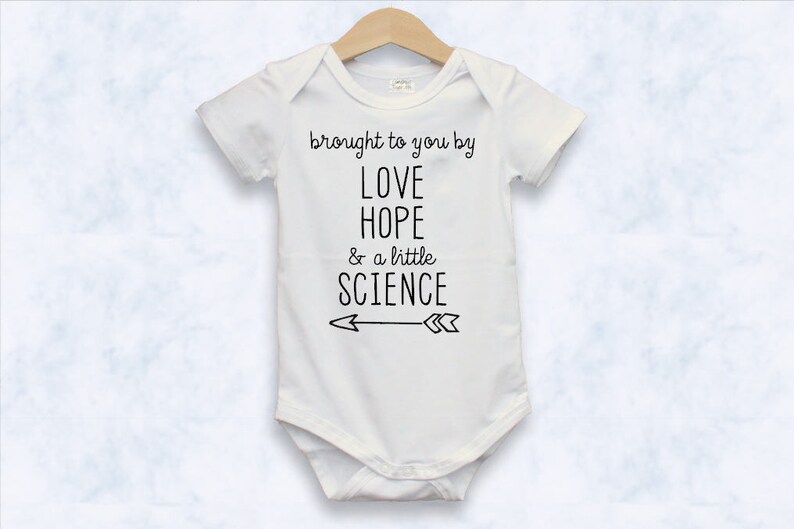 Brought to You by Love Hope & Science Romper IVF Baby - Etsy