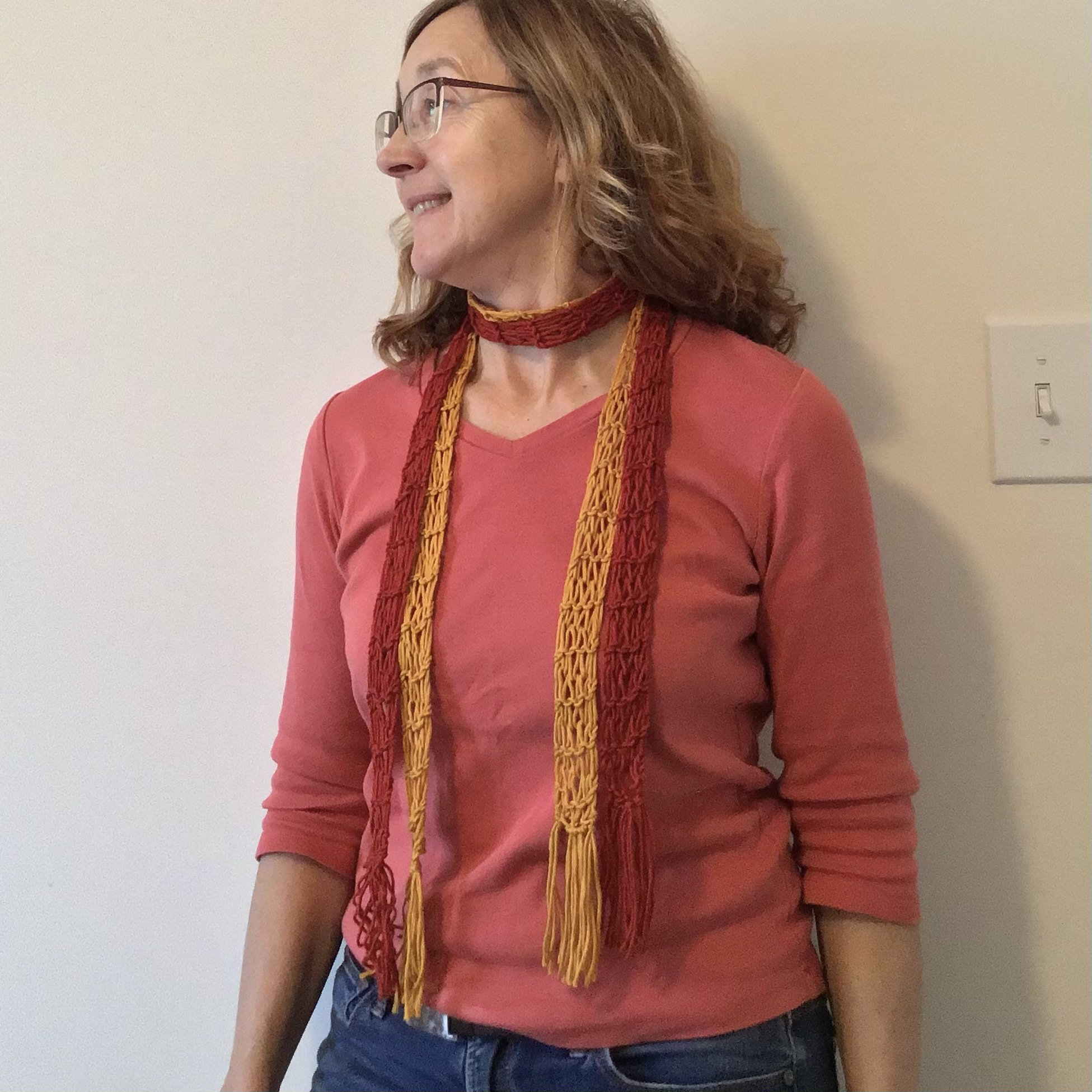 Knitted Bold Colored Skinny Choker Scarf Mini Knit Tie Soft - Etsy