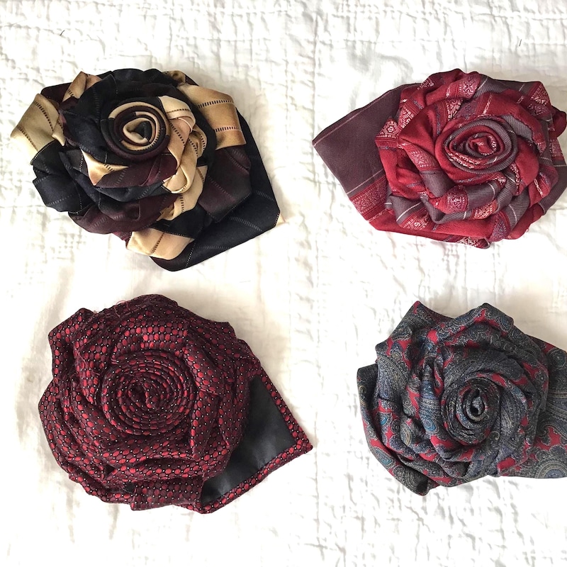 Unique Tie With Brooch - Etsy