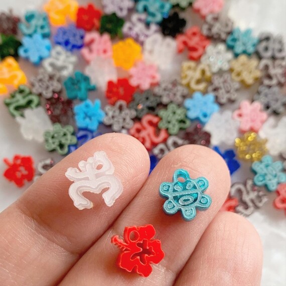 Amapola Sol y Coqui Taíno / 50 Pieces 10mm | Etsy