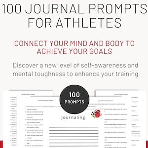 Journal Prompts for Athletes, 100 Journaling Sports Questions, Ideas ...