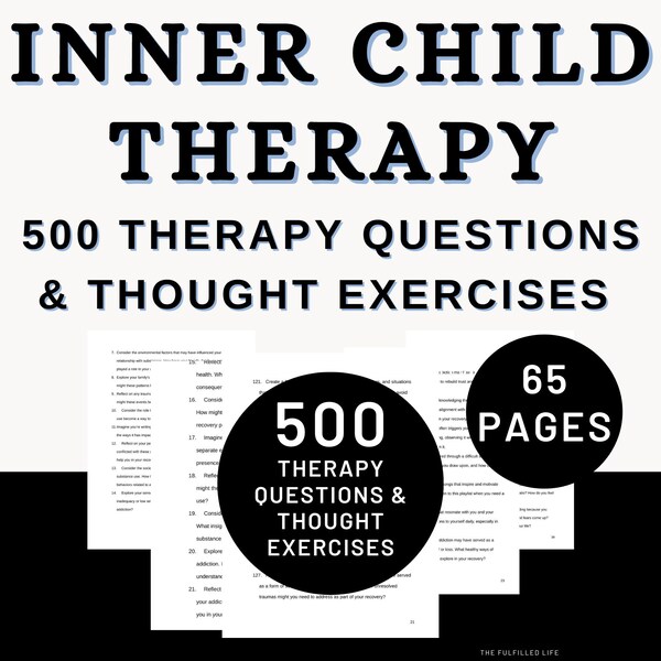 Inner Childhood Worksheet - Etsy