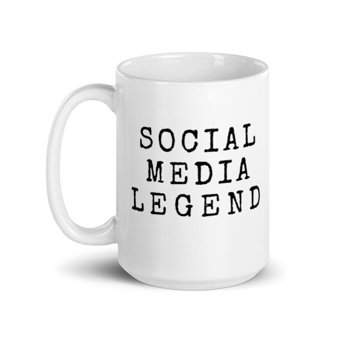 Social Media Mug,influencer Marketing Coffee Cup, Funny Coordinator ...