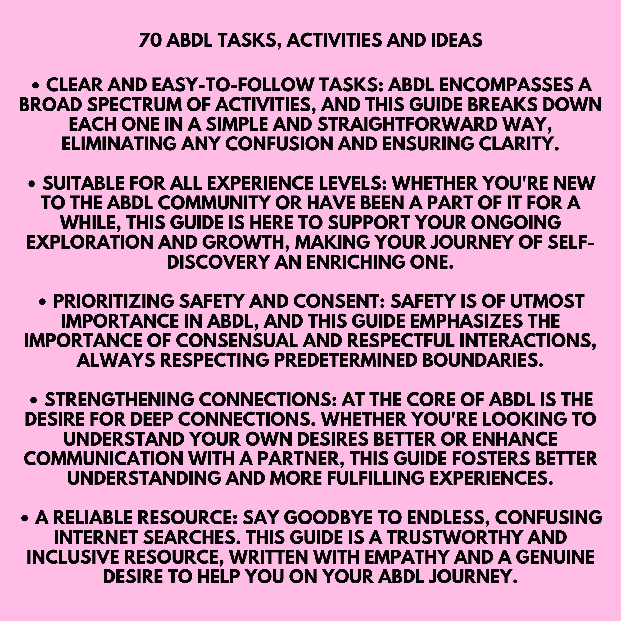 100 ABDL Tasks Ideas Activities Guide Adult Little Space Daddy Dom Babygirl CGI Brat Regression ...