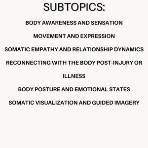 Somatic Therapy Questions Thought Exercises | Nervous System Regulation ...