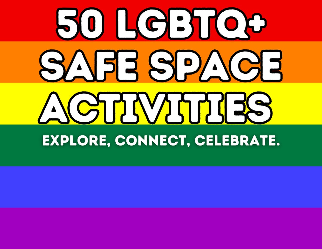 LGBTQ Safe Spaces Activities Guide LGBT Inclusive Ally Ideas Pronouns ...