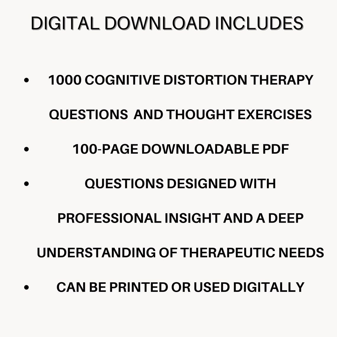 Cognitive Distortion Therapy | Thinking Styles Worksheet Processing ...