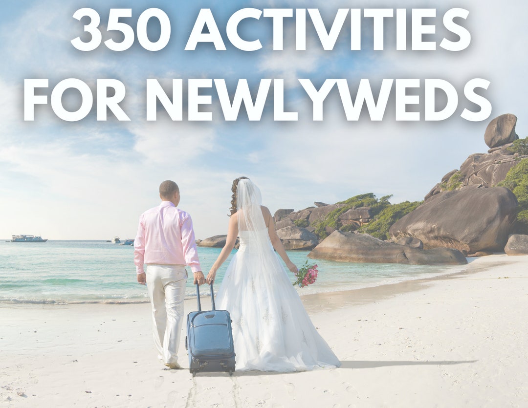 Newlywed Activities Guide Honeymoon Just Married Ideas Marriage Couples ...