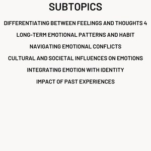 600 Emotional Processing Therapy Questions Managing Emotions Regulation ...