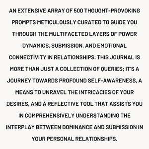 500 Submissive Journal Prompt Pages for Bdsm Digital Writing Workbook ...