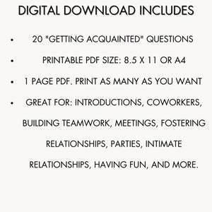 Coworker Questions | Employee Icebreaker | Gift Exchange Team Favorites ...