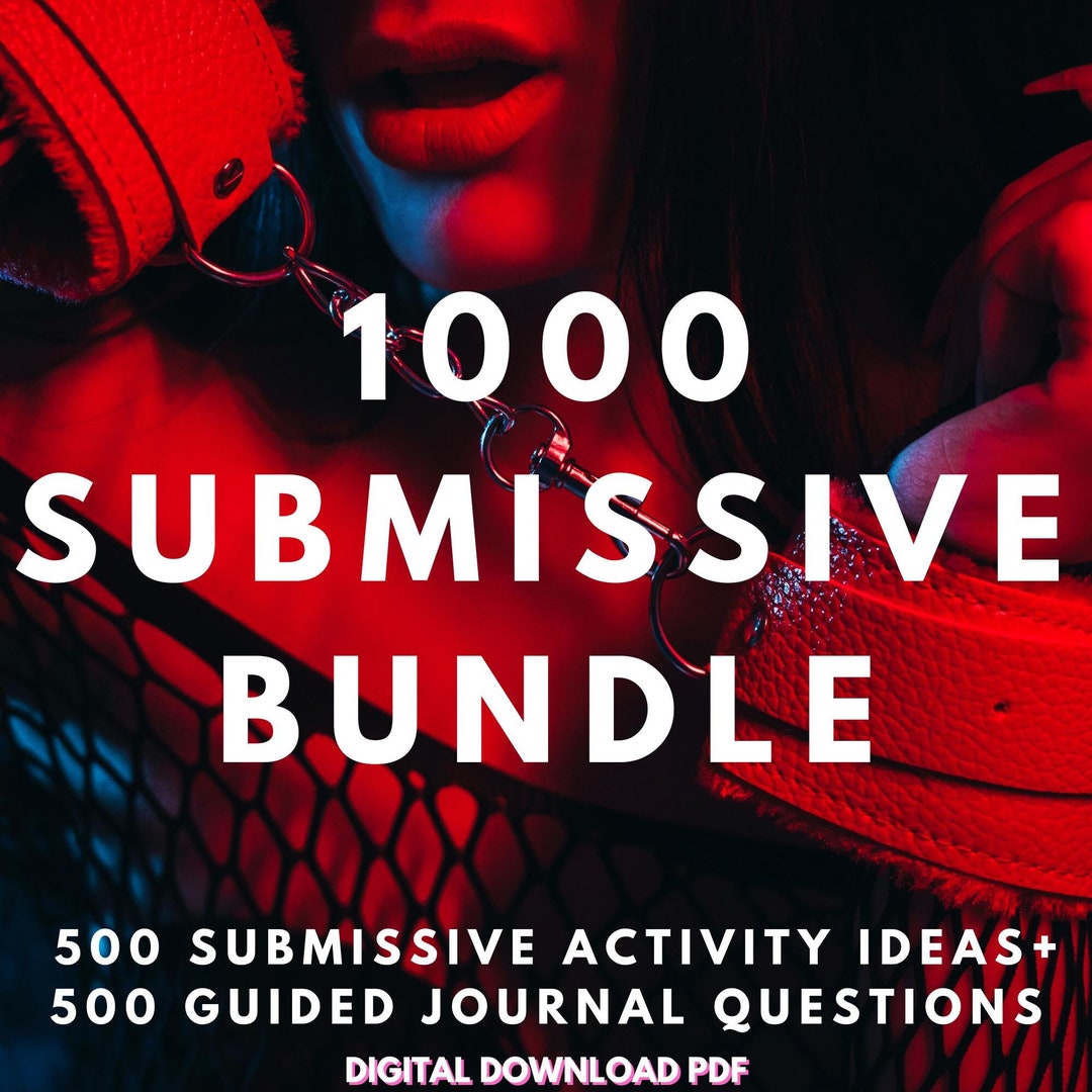 Submissive Journal Kit Bundle BDSM | Writing Prompts Pages Sub ...