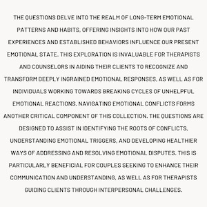 600 Emotional Processing Therapy Questions Managing Emotions Regulation ...