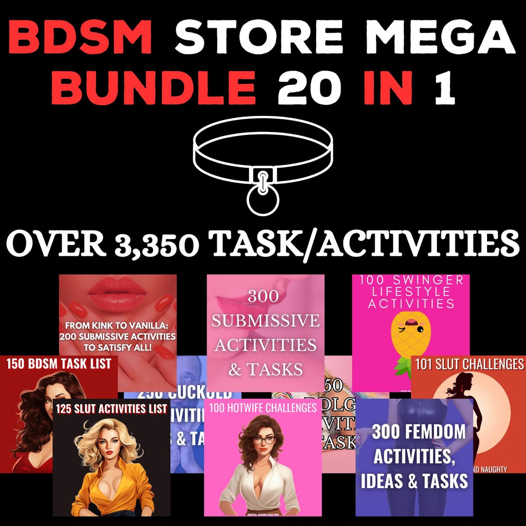 Bdsm Activity Guide Bundle Submissive Ideas Activities Pdf Sub Tasks ...