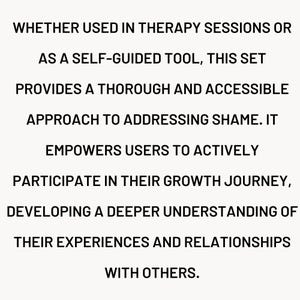 Shame Spiral Therapy Guilt Workbook Forgiveness Worksheets Healing Self ...