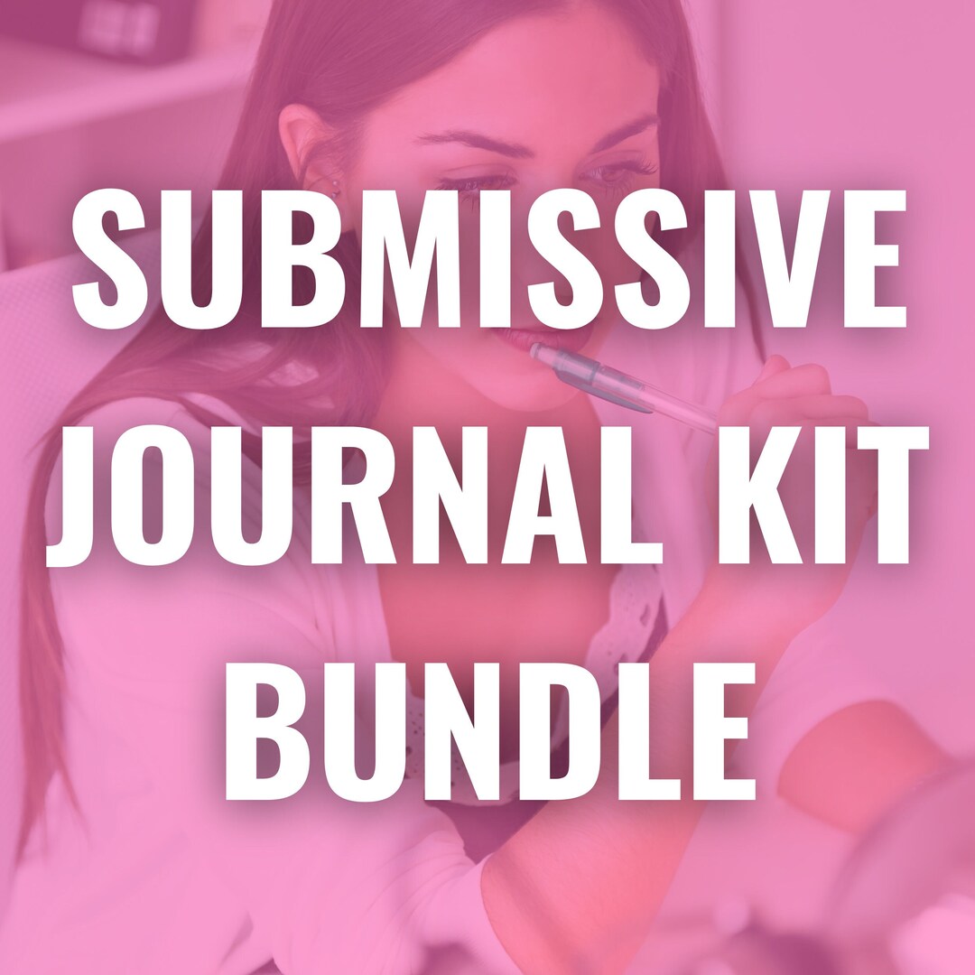 Submissive Journal Kit Bundle BDSM Writing Prompts Pages Sub Activities Relationship Ideas Tasks ...