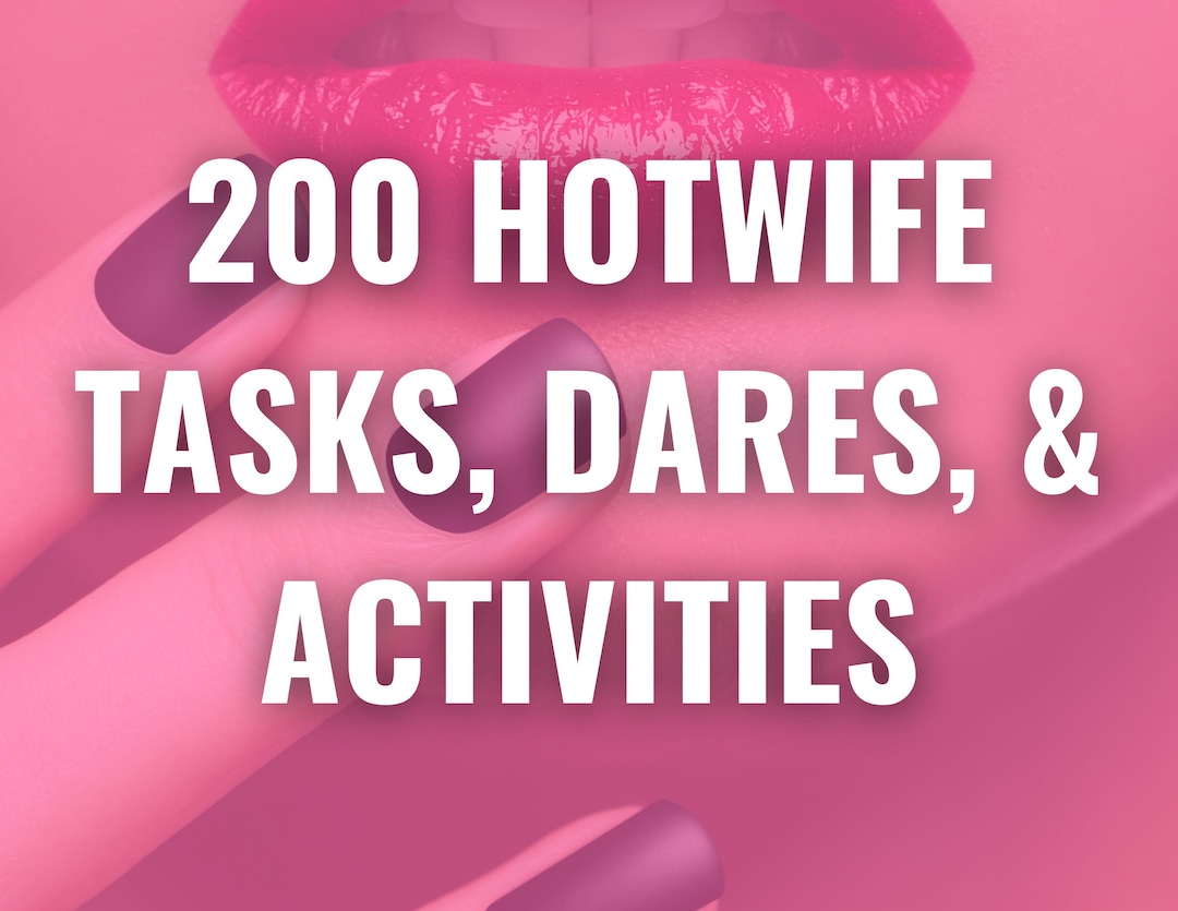 Hotwife Dares Ideas Activities Cuckold Activities Printable Femdom Swinger Submissive Dominant ...