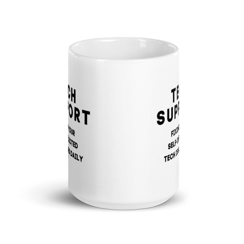 Tech Support Mug Helpdesk Coffee Cup Information Technology - Etsy