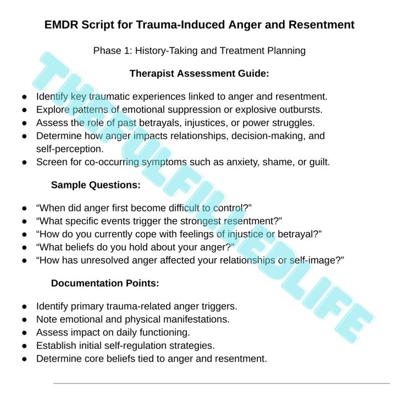 EMDR Scripts | Eye Movement Desensitization Reprocessing Therapy ...