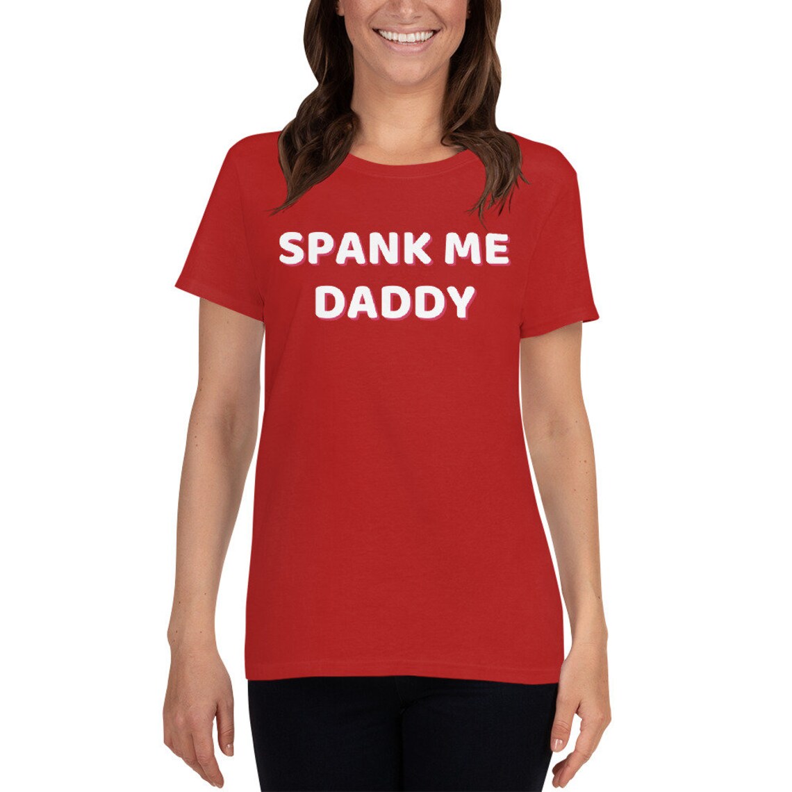Spank Me Daddy Shirt Fessée Bdsm Tshirt Fessée Tee Soumis Etsy France
